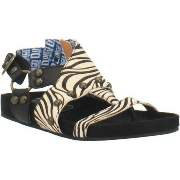 dingo | Shoes | Dingo Sagebrushwomens Sandals Zebra Leather Sandals ...